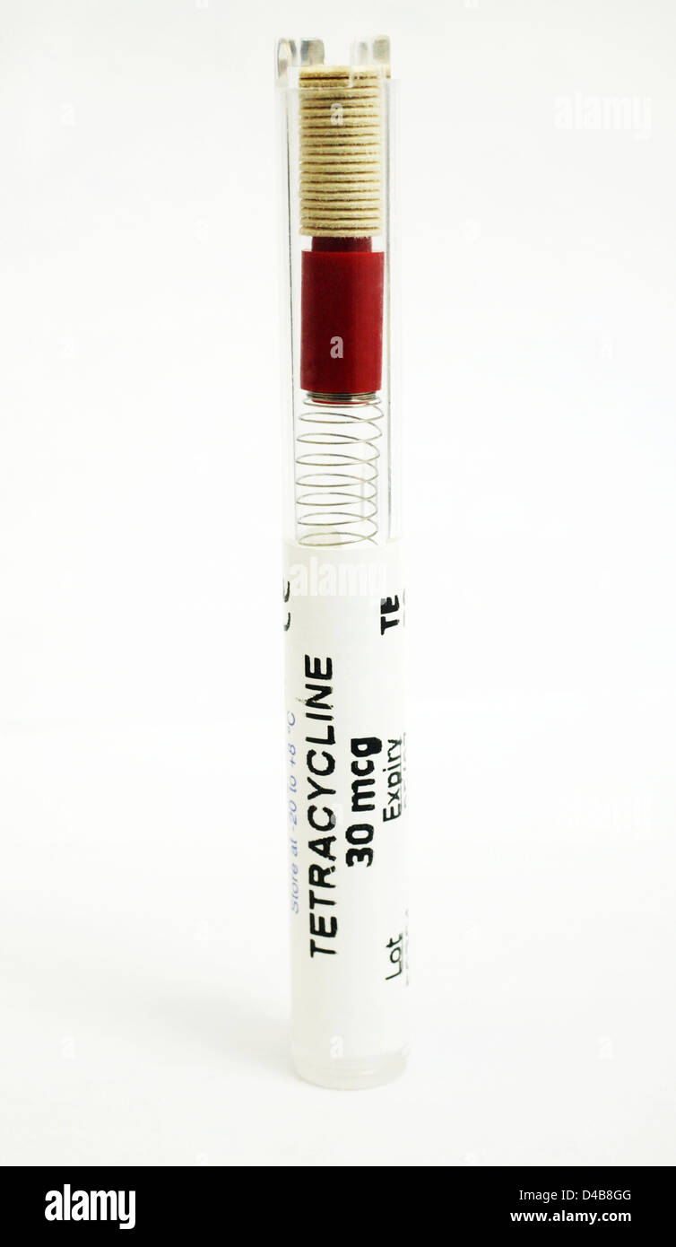 Tetracycline is used to treat bacterial infections, by preventing the ...