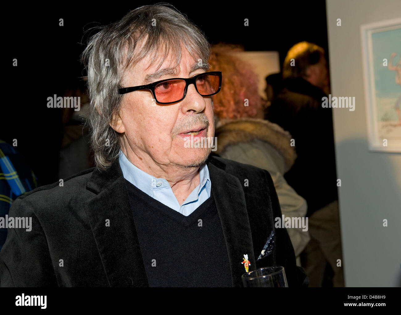 Bill Wyman at the Rook and Raven Gallery ,Rathbone Place, London. An ...