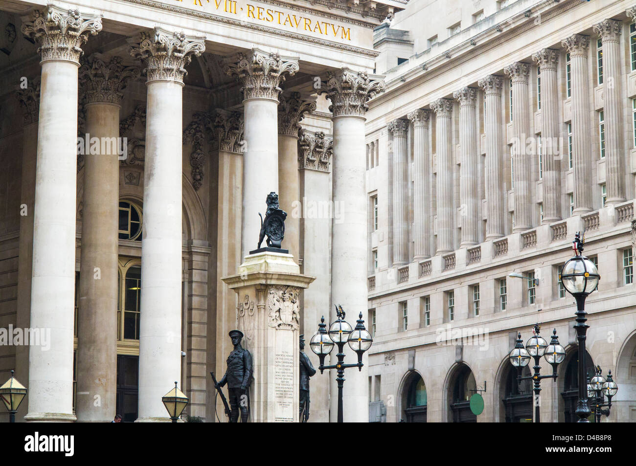 The Royal Exchange in the City of London, England Stock Photo - Alamy