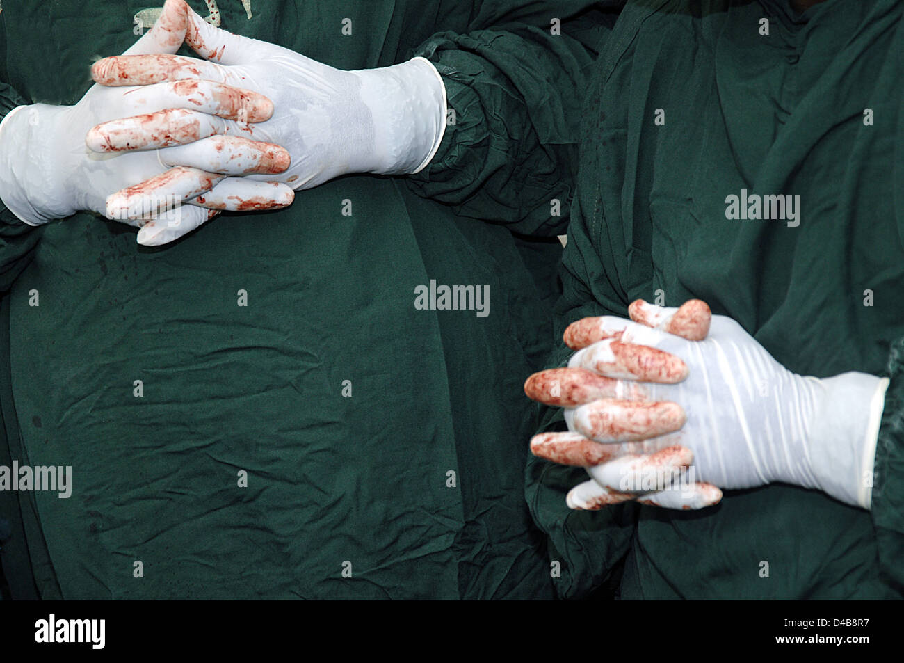 Hands stained with blood hi-res stock photography and images - Alamy
