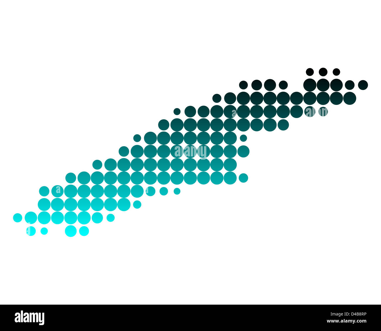 Map of Hydra Stock Photo - Alamy