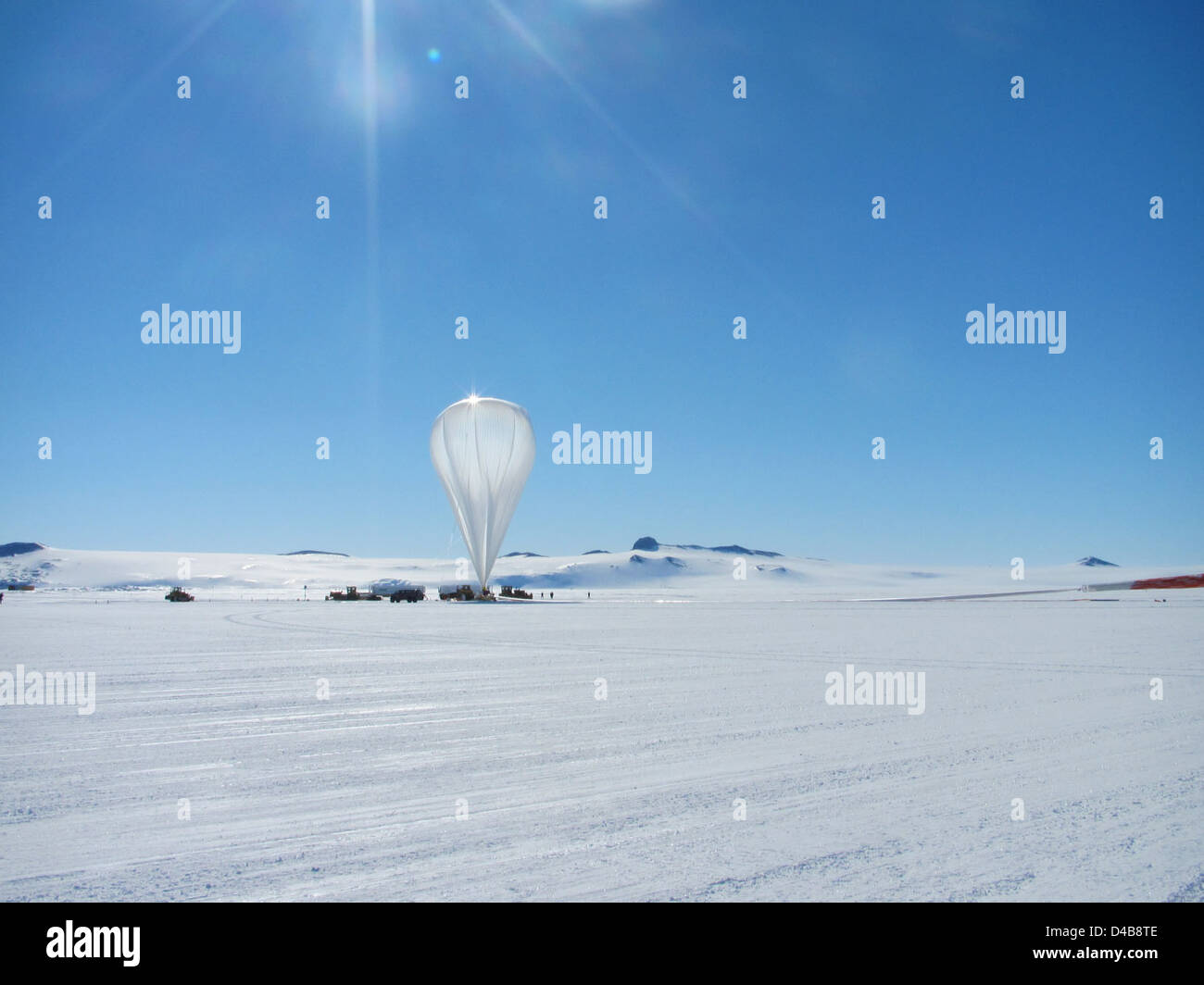 NASA Scientific Balloon in Antarctica Stock Photo - Alamy