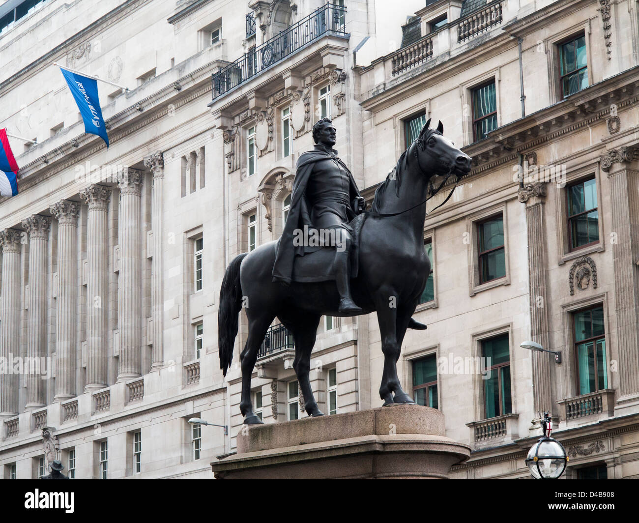 Wellington Statue in the City of London, England Stock Photo - Alamy