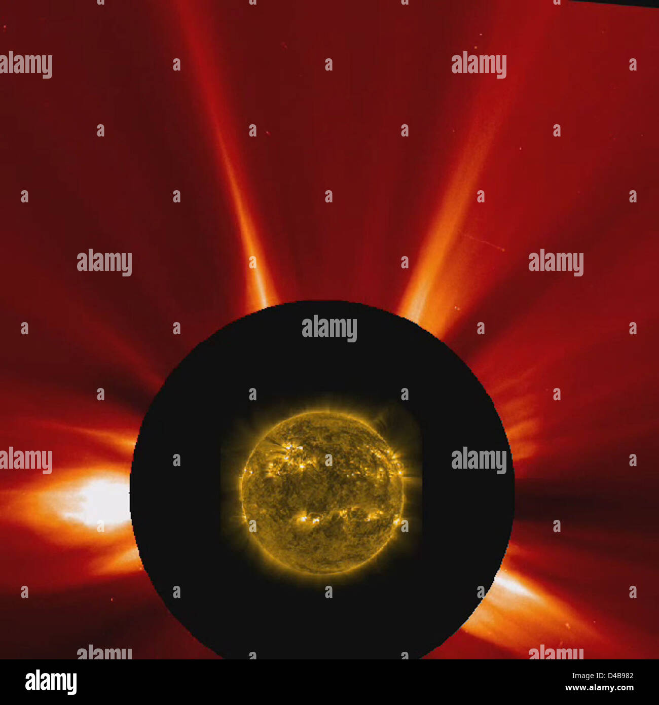 A double-barreled solar event occurred, involving two major solar ...