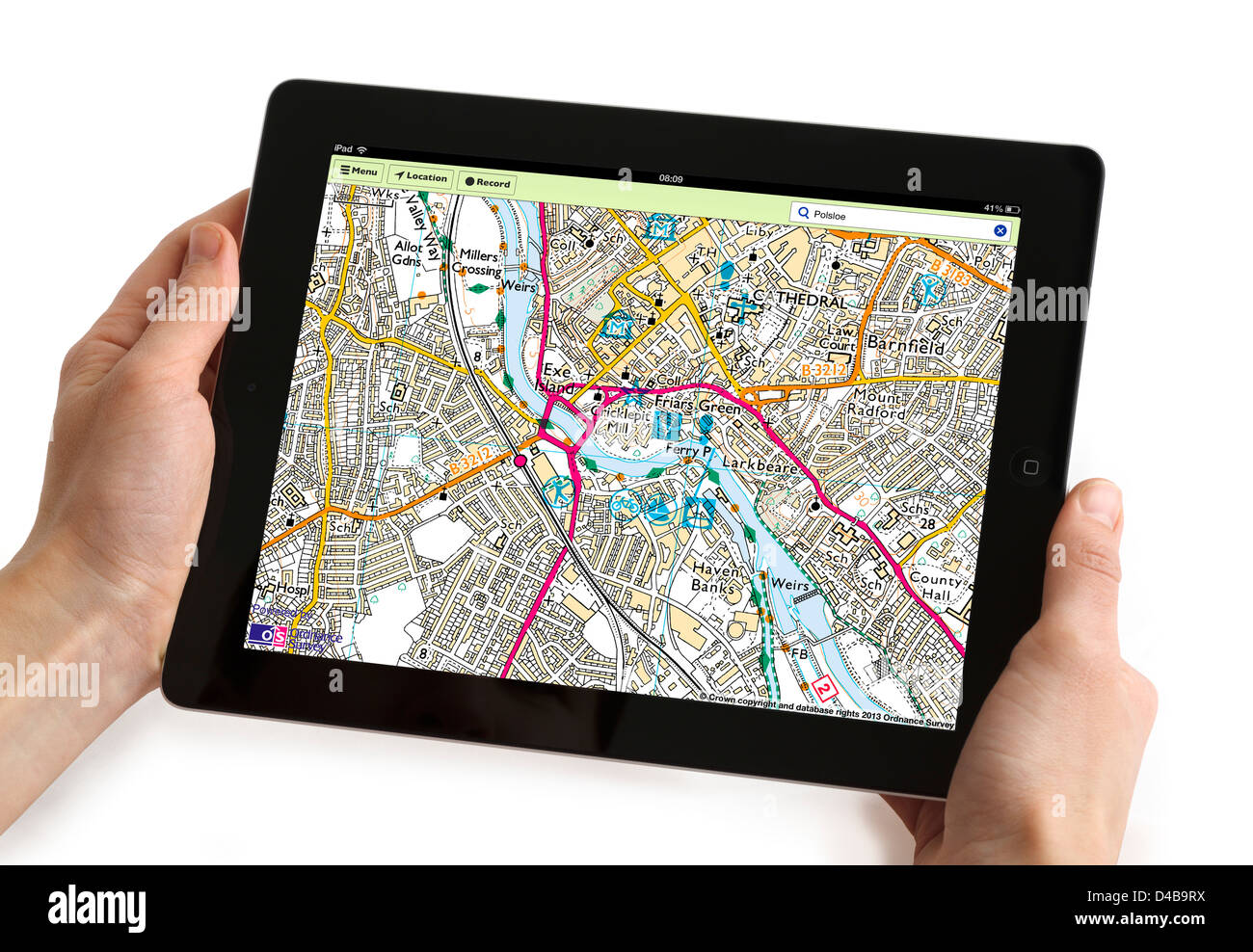 Computer mapping map hi-res stock photography and images - Alamy