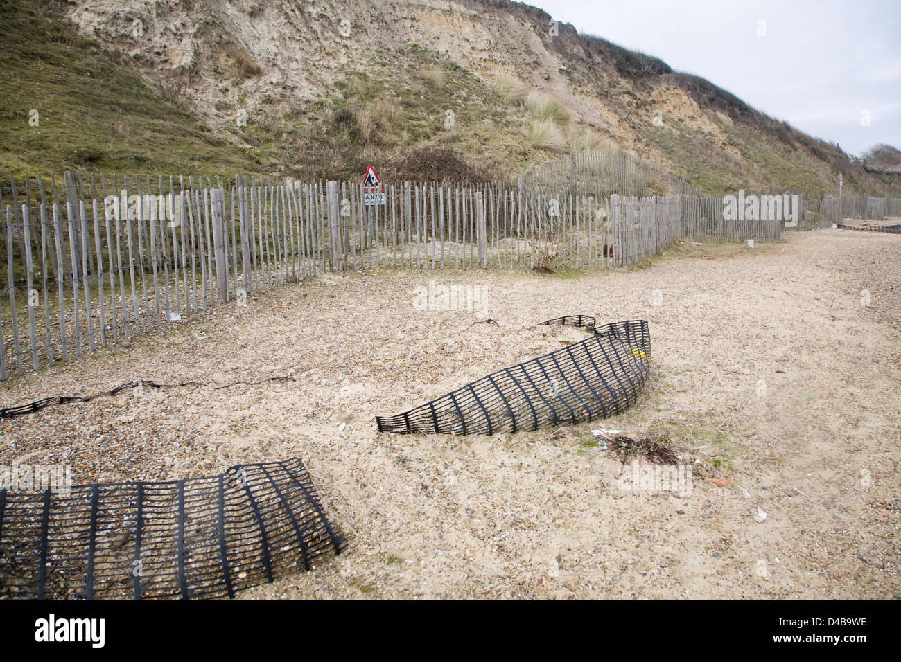 Soft engineering coastal defences dunwich hi-res stock photography and ...