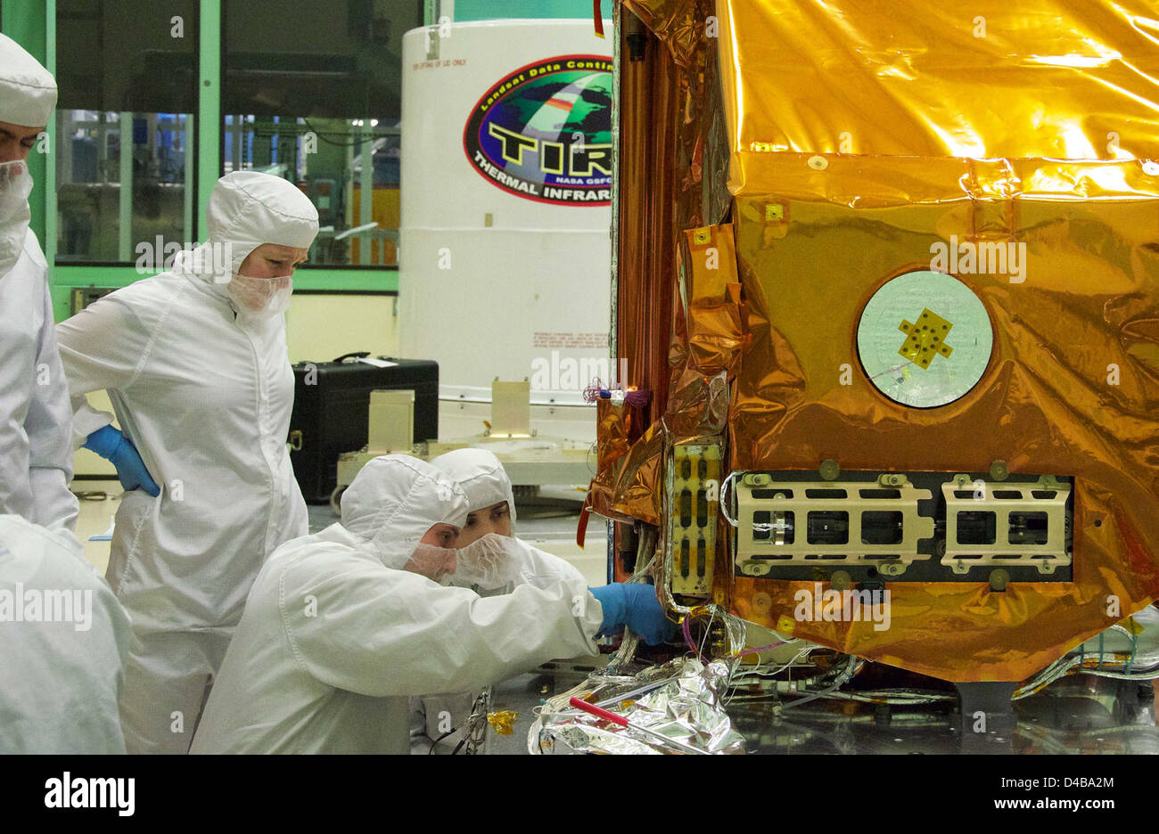 The TIRS (Thermal Infrared Sensor) instrument for Landsat is assembled ...