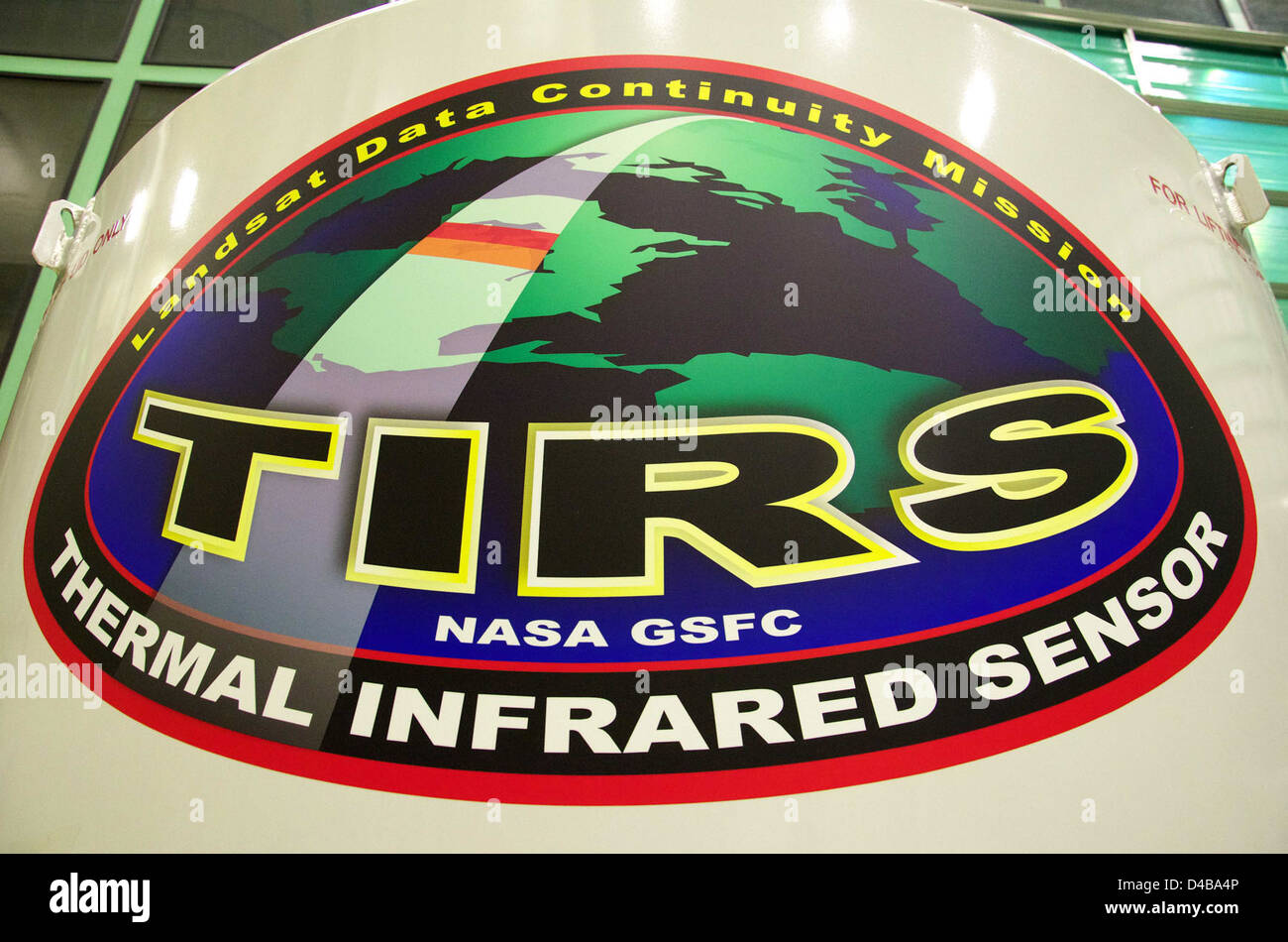 NASA's Landsat TIRS (Thermal Infrared Sensor) is placed in a cleanroom ...