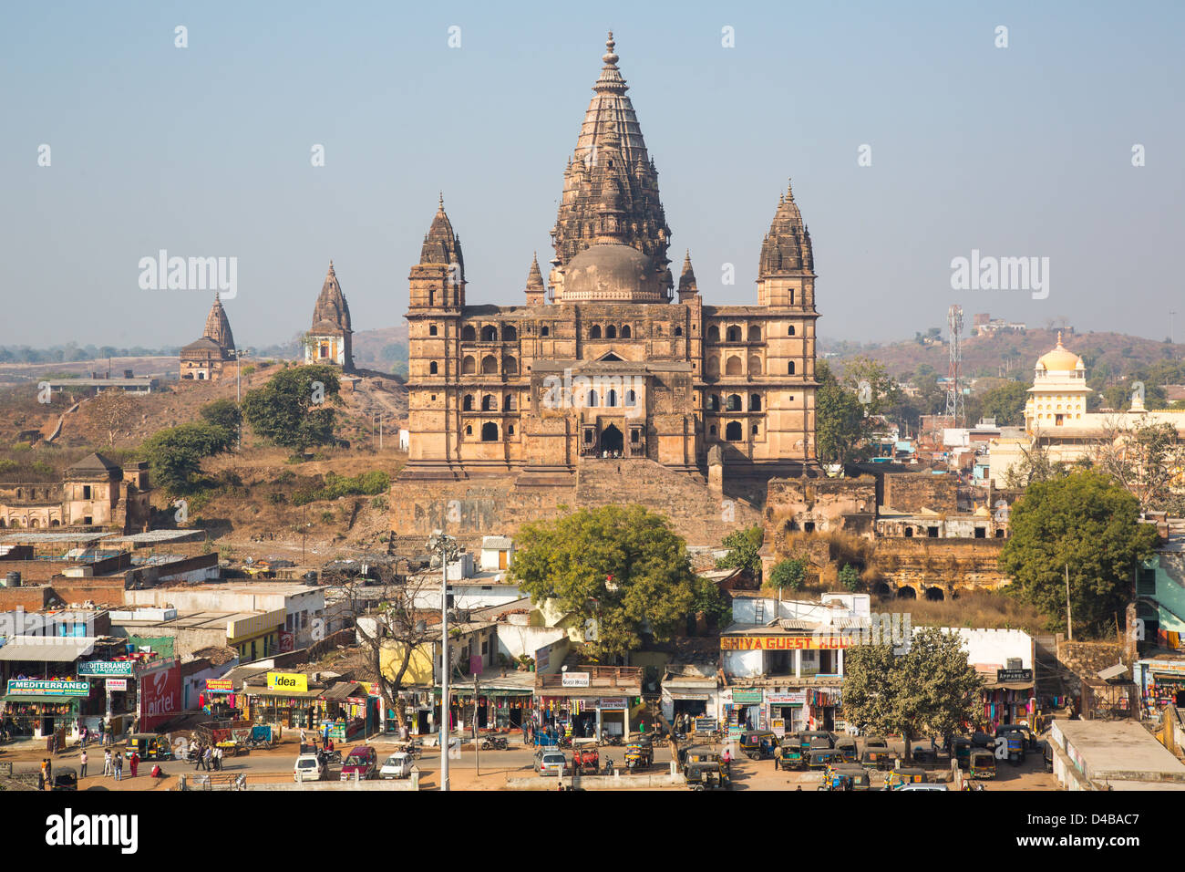 Chaturbhuj Temple, Orchha, India Stock Photo - Alamy
