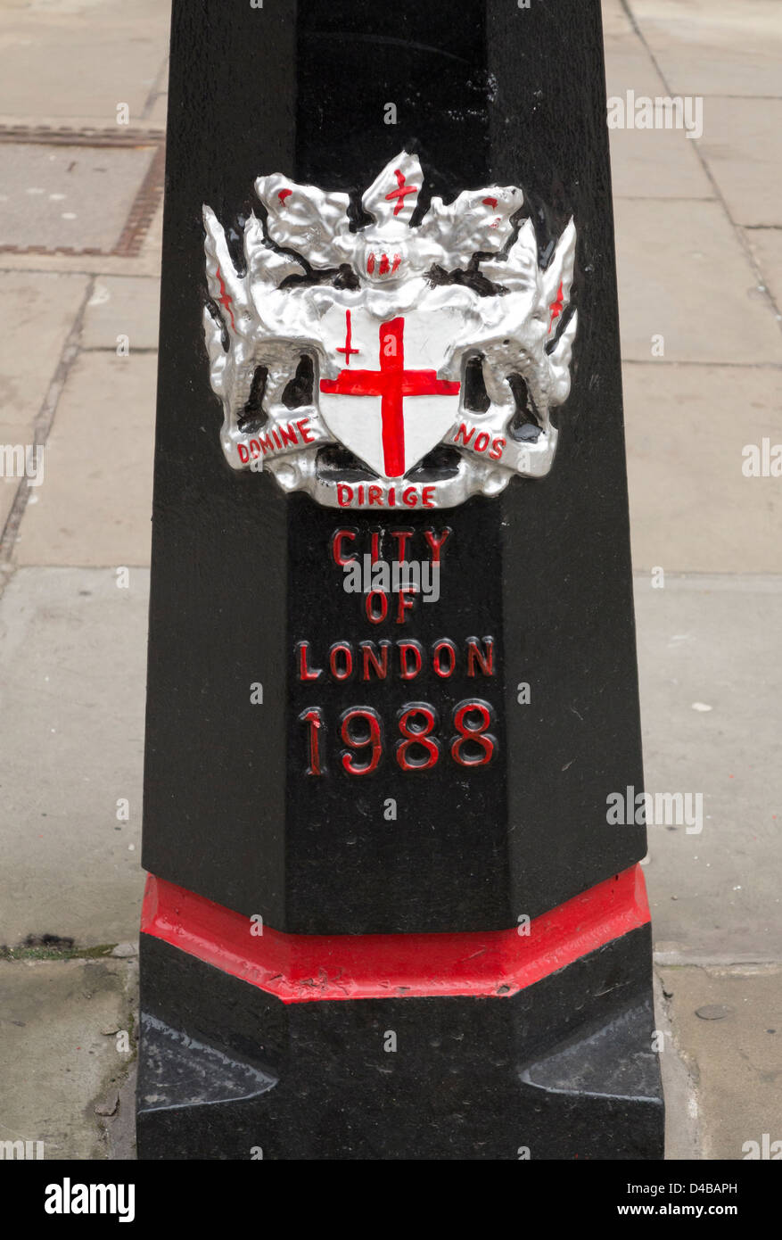 City of London bollard detail in London, England Stock Photo - Alamy