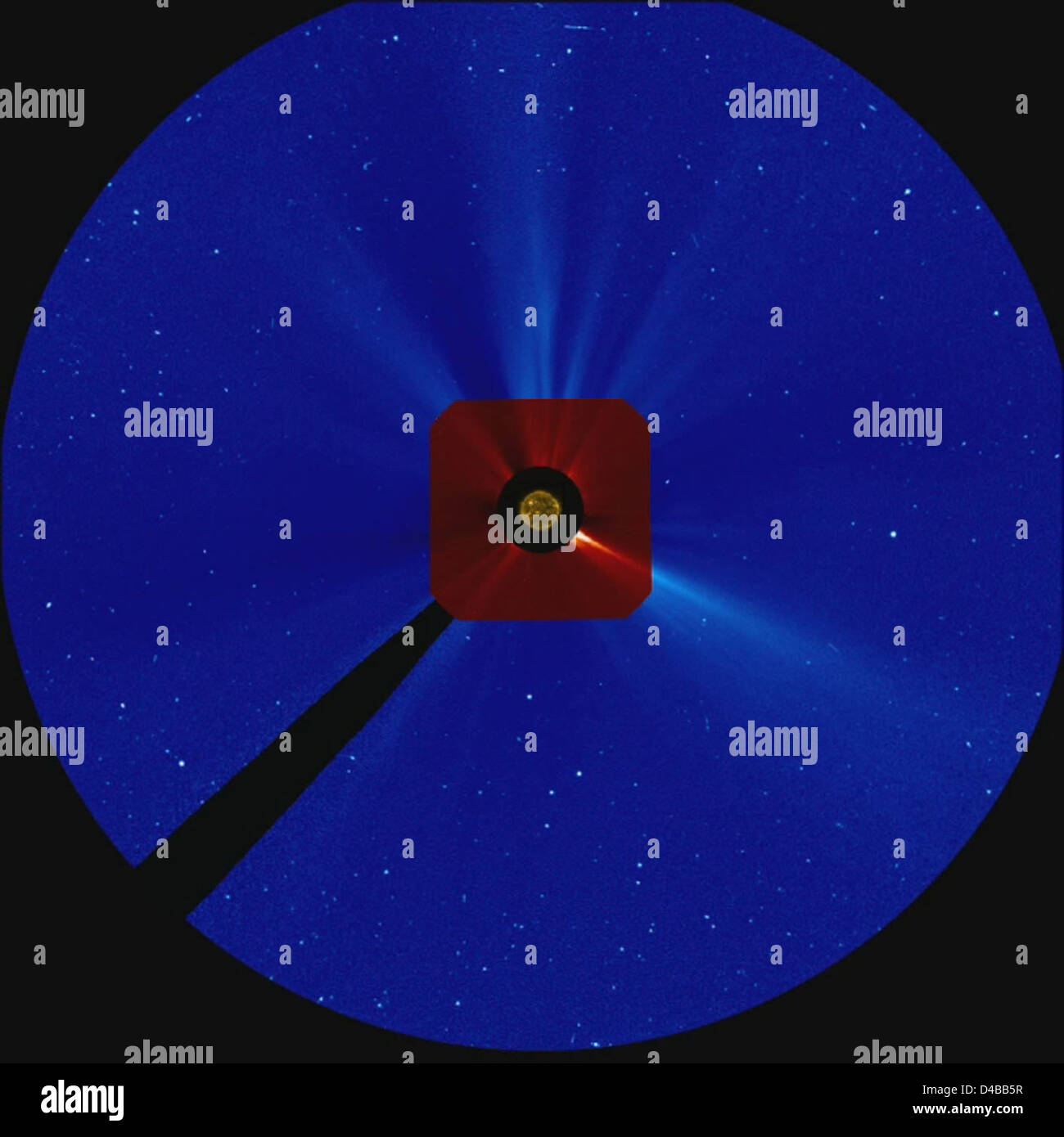 A large solar flare and coronal mass ejection (CME) erupted, reaching ...