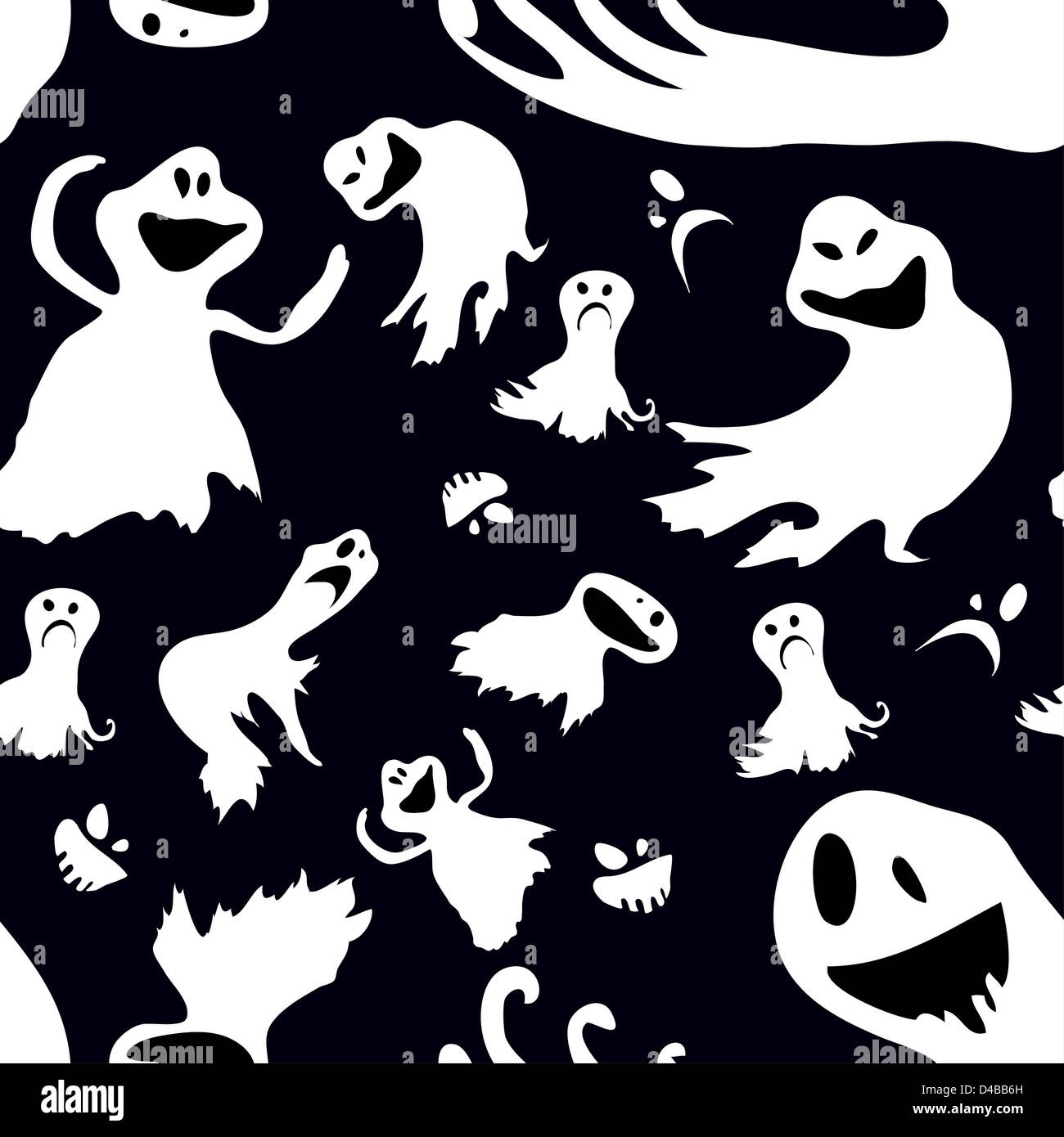 Scary. Seamless vector wallpaper Stock Photo - Alamy