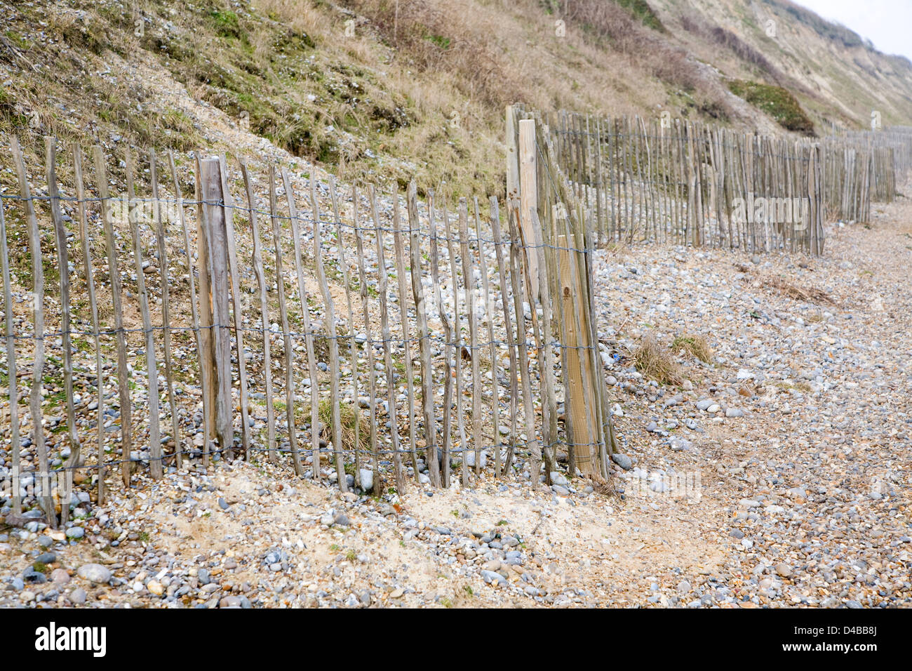 Soft engineering coastal defences dunwich hi-res stock photography and ...