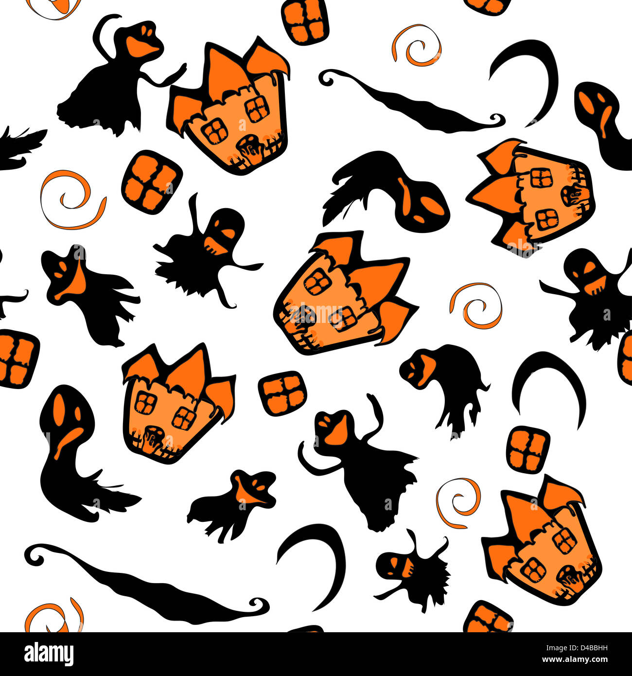 Haunted halloween witch house. texture Stock Photo - Alamy