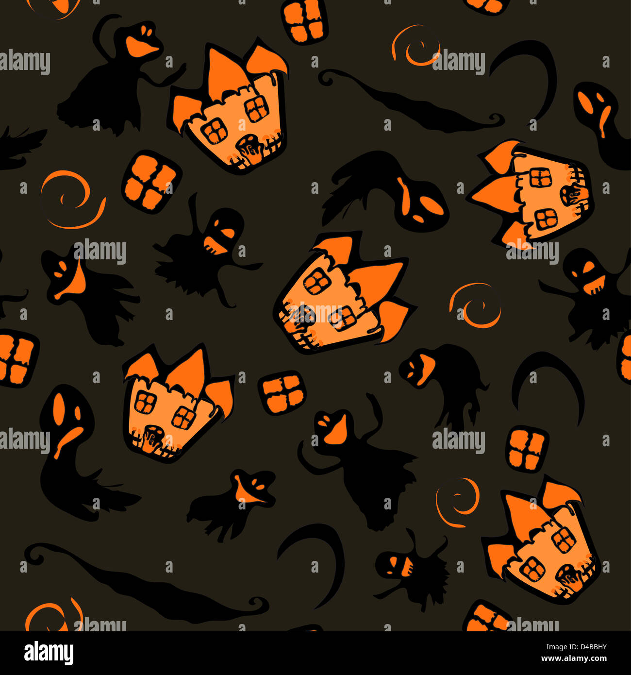 Haunted halloween witch house. texture Stock Photo - Alamy