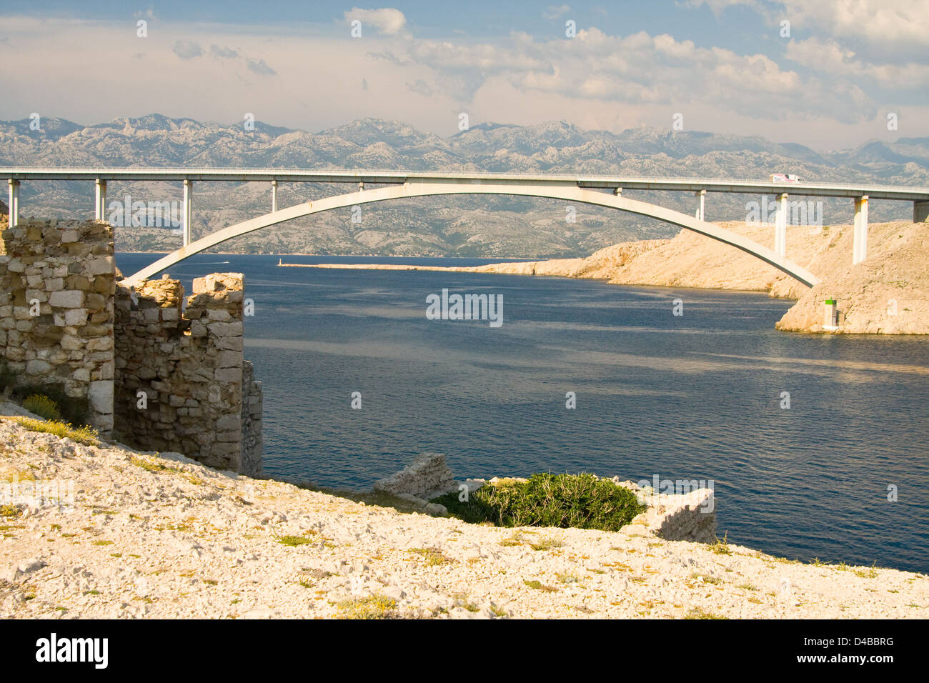 Bridge, Pag Island, Croatia Stock Photo - Alamy