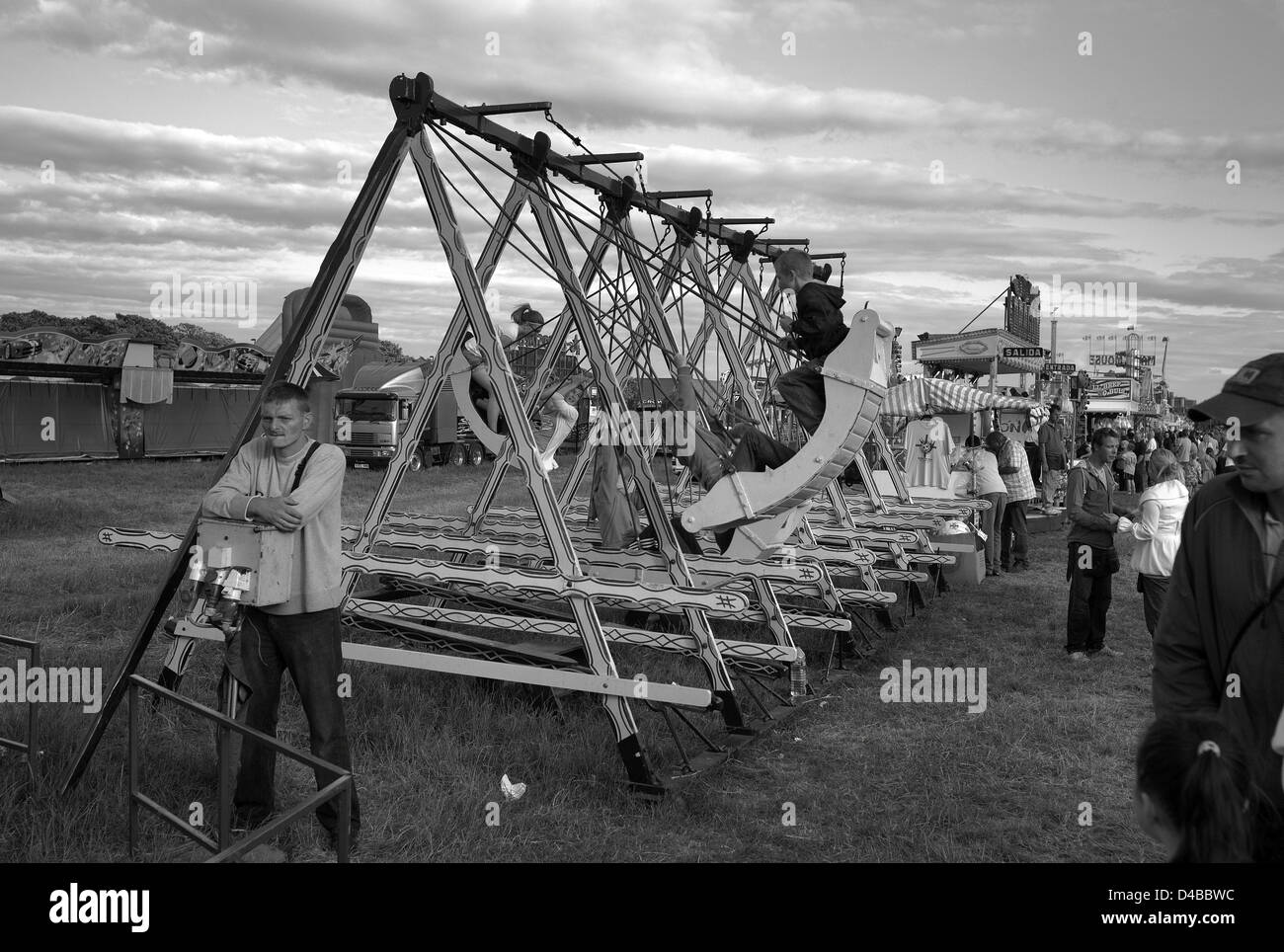 Shuggy Boats, The Hoppings, Newcastle town moor Stock Photo - Alamy