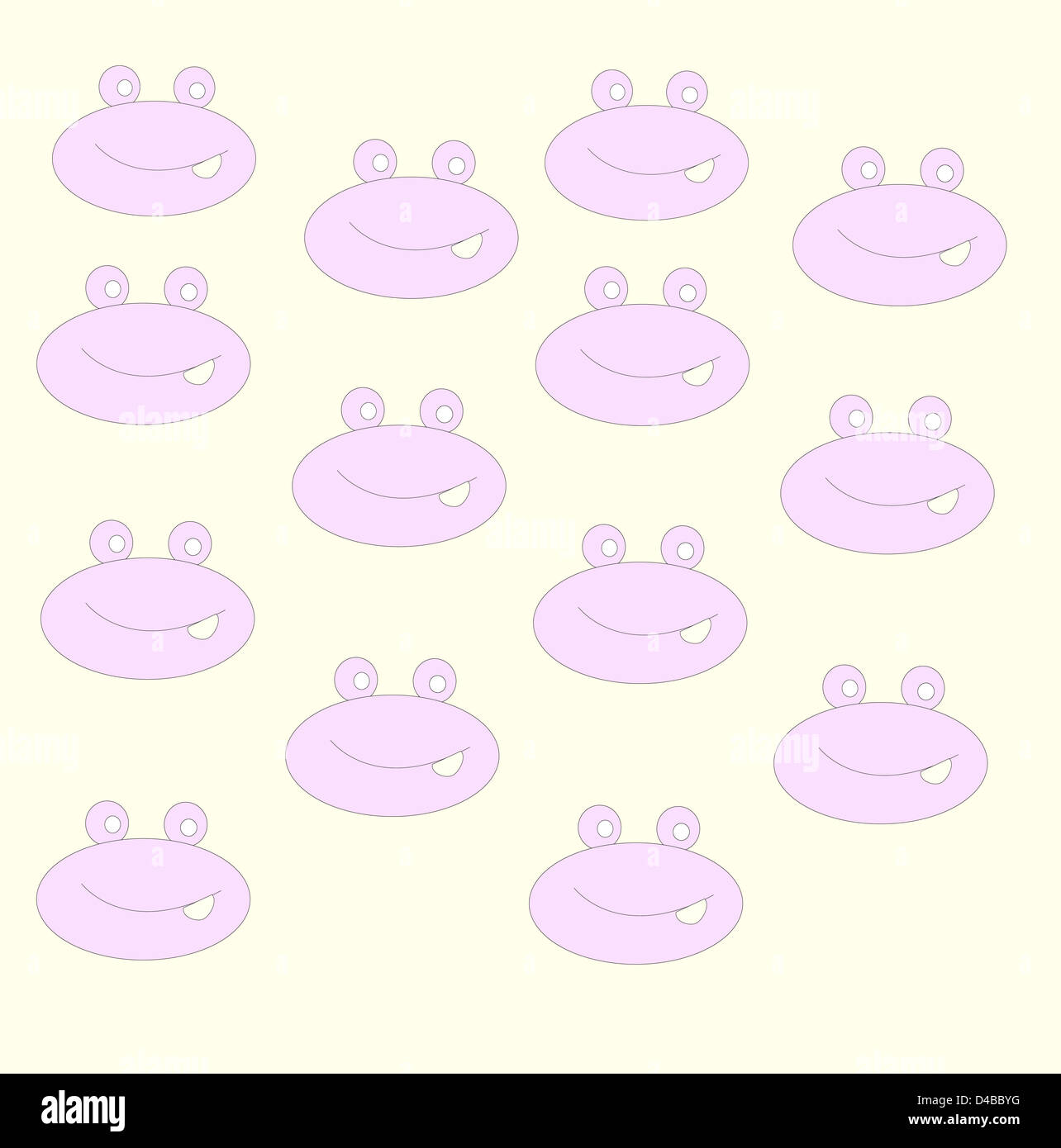 Happy cute frogs hi-res stock photography and images - Alamy