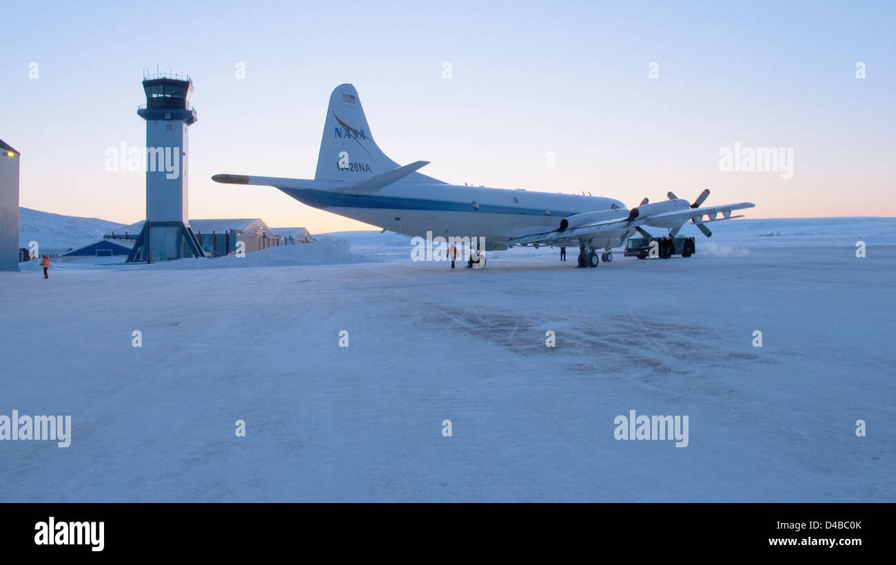 NASA’s P-3B aircraft begins its first day of science flights over ...