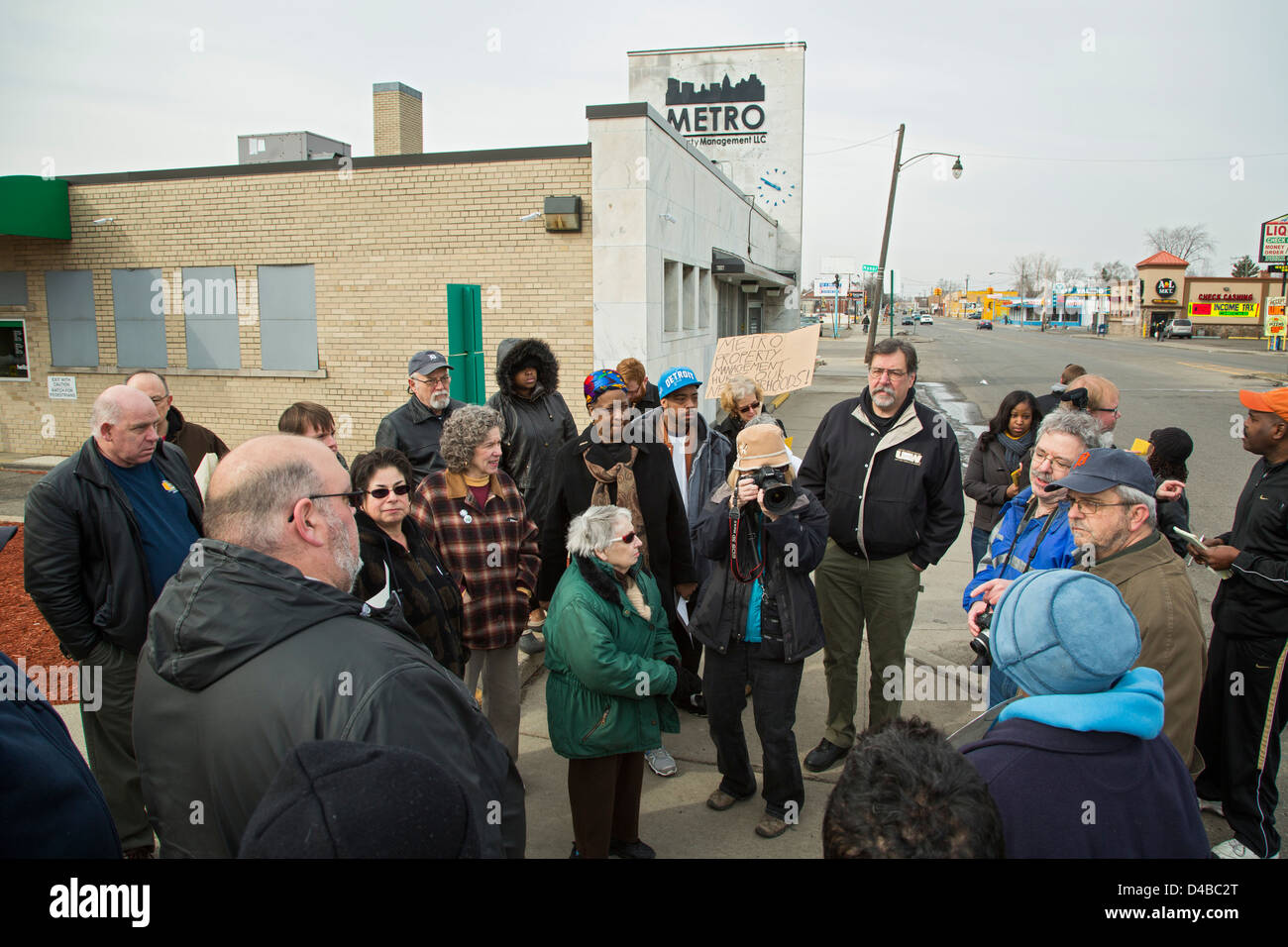 Detroit residents protest eviction of woman from her home of 36 years ...