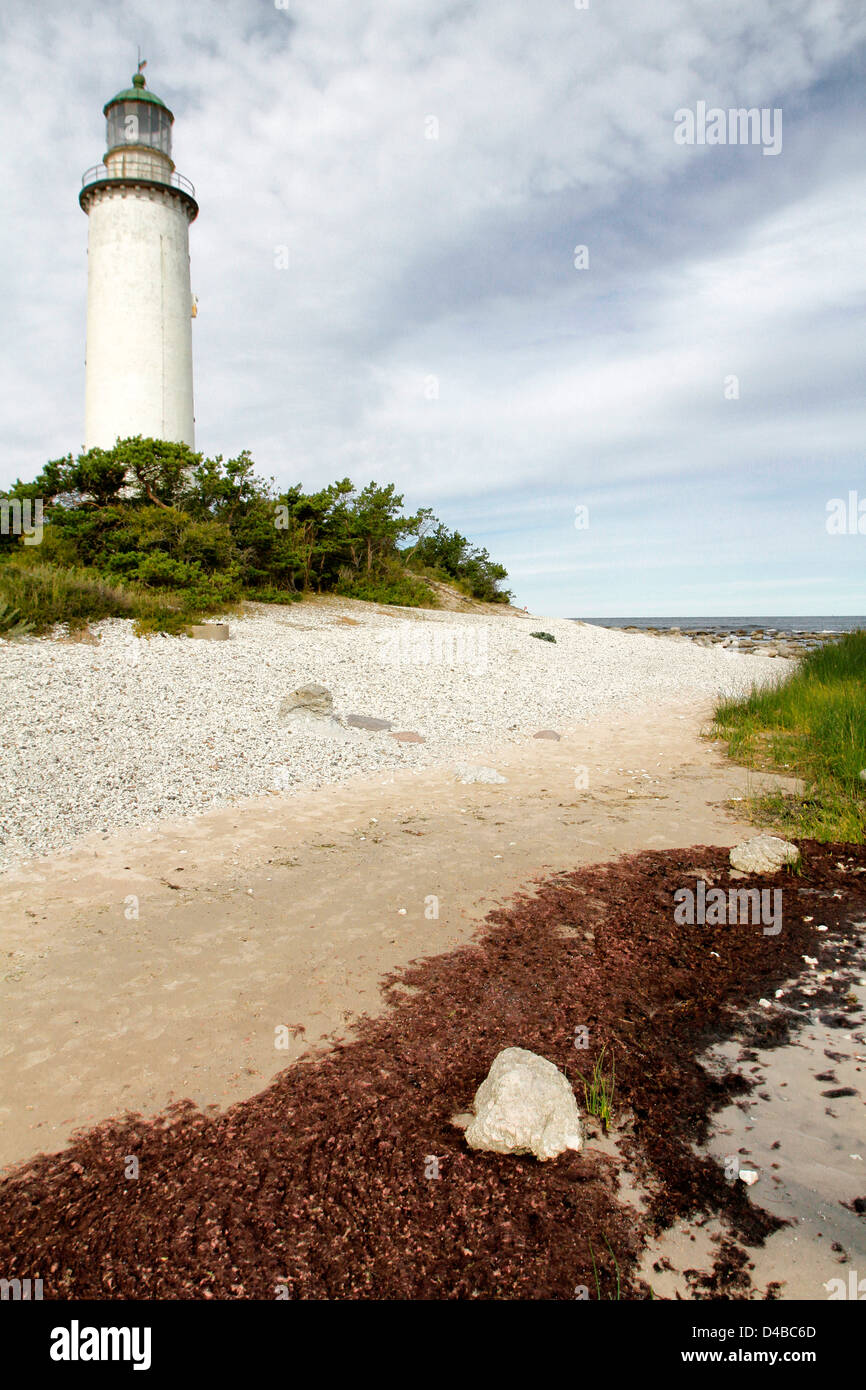 Travel images Gotland and Faro Islands, Sweden. Faro lighthouse Stock ...