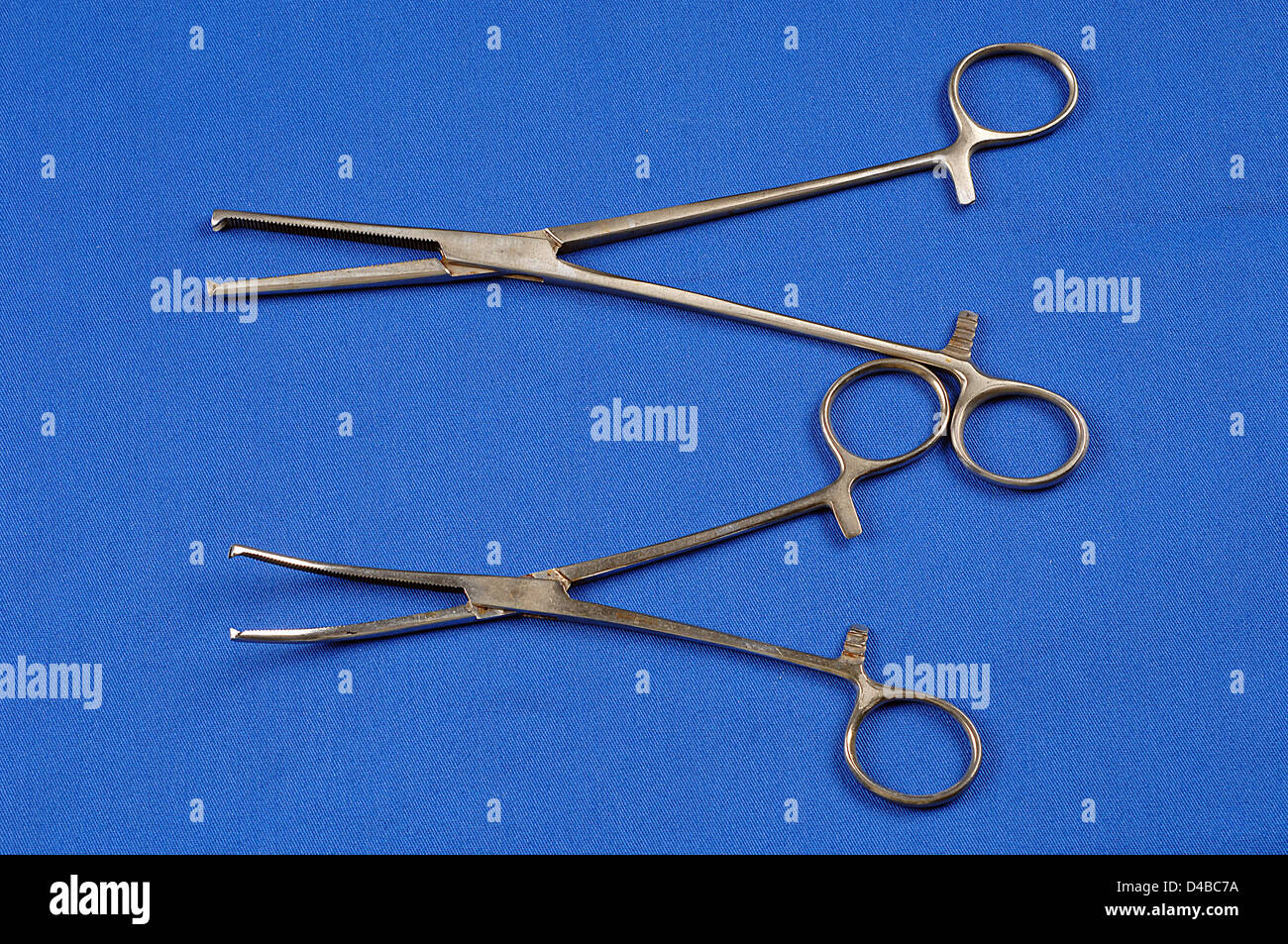 This toothed variety of clamp is used to occlude blood vessels when a ...