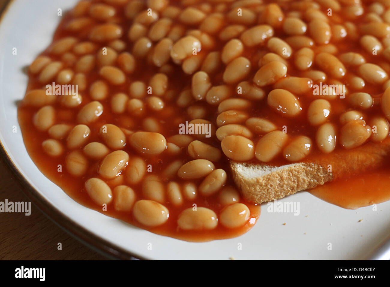 Beans on Toast Stock Photo - Alamy