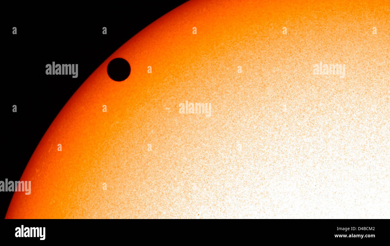 NASA's SDO Satellite Captures 2012 Venus Transit [Close-Up] Stock Photo ...