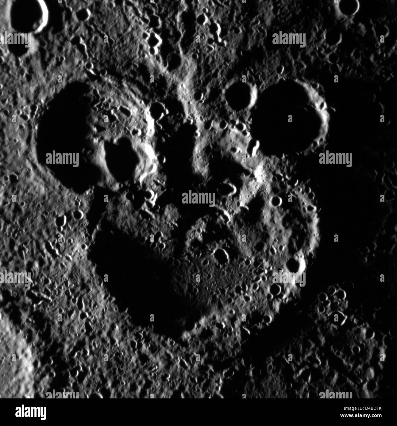 A distinctive image resembling Mickey Mouse was observed on Mercury's ...