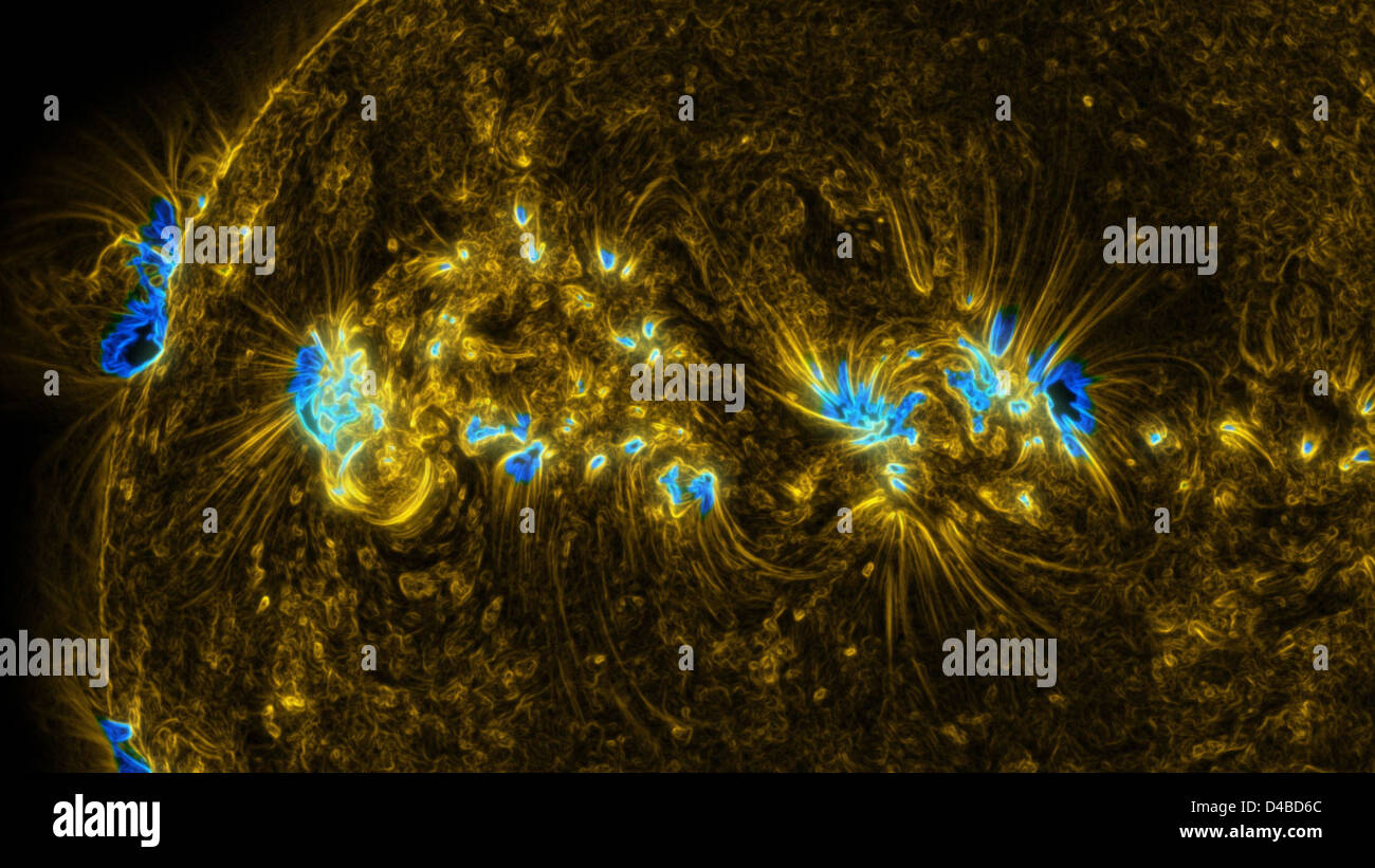 NASA's Solar Dynamics Observatory captures the incandescent sun, showcasing its intense light ...