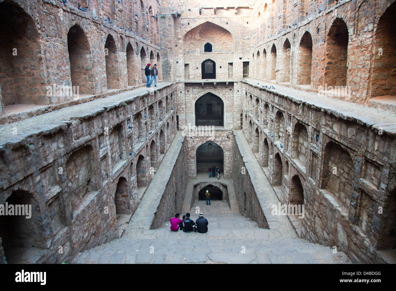 Ugrasen Ki Baoli stepwell,Delhi, India Stock Photo - Alamy