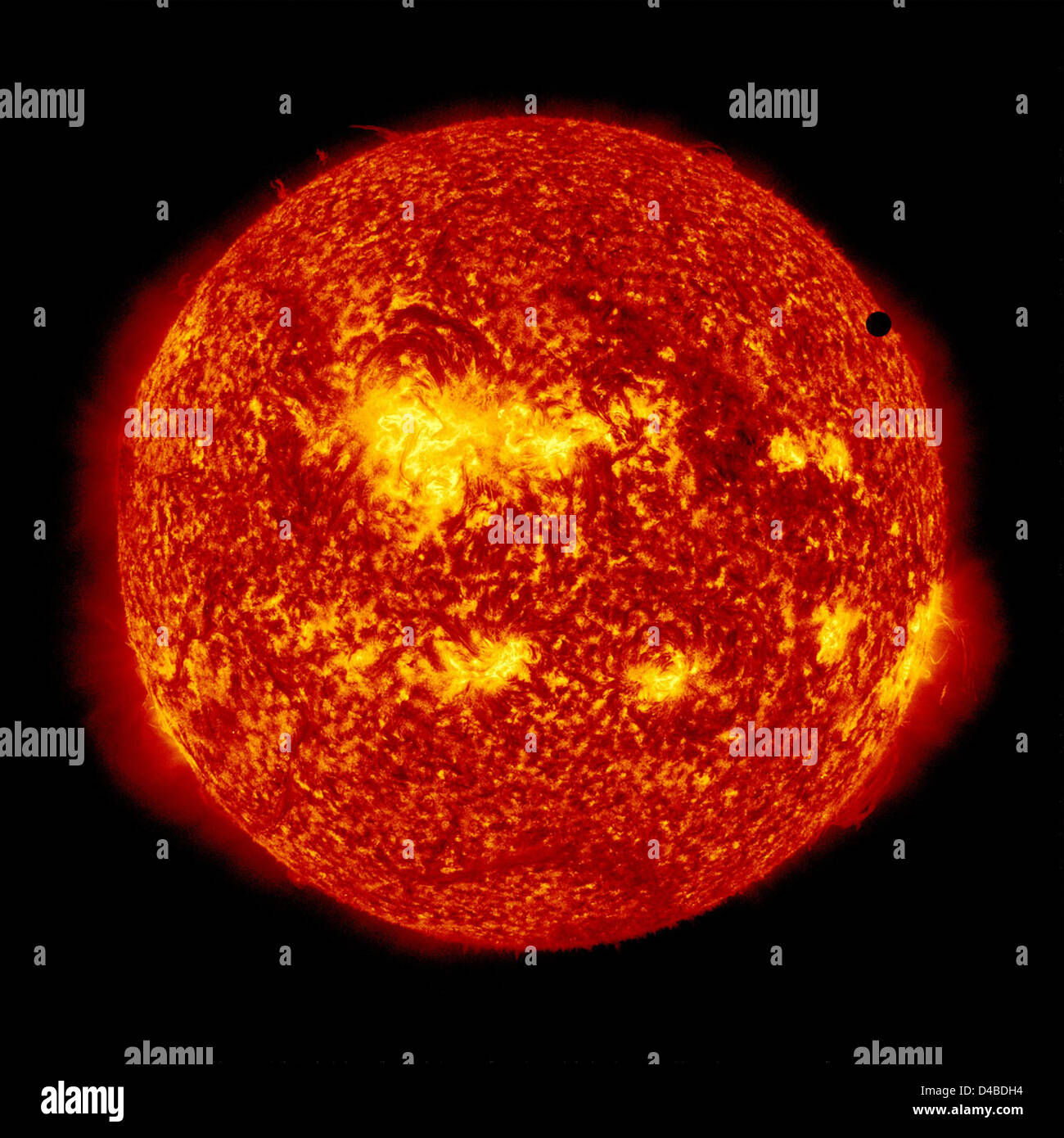 SDO's Ultra-high Definition View of 2012 Venus Transit - 304 Angstrom ...