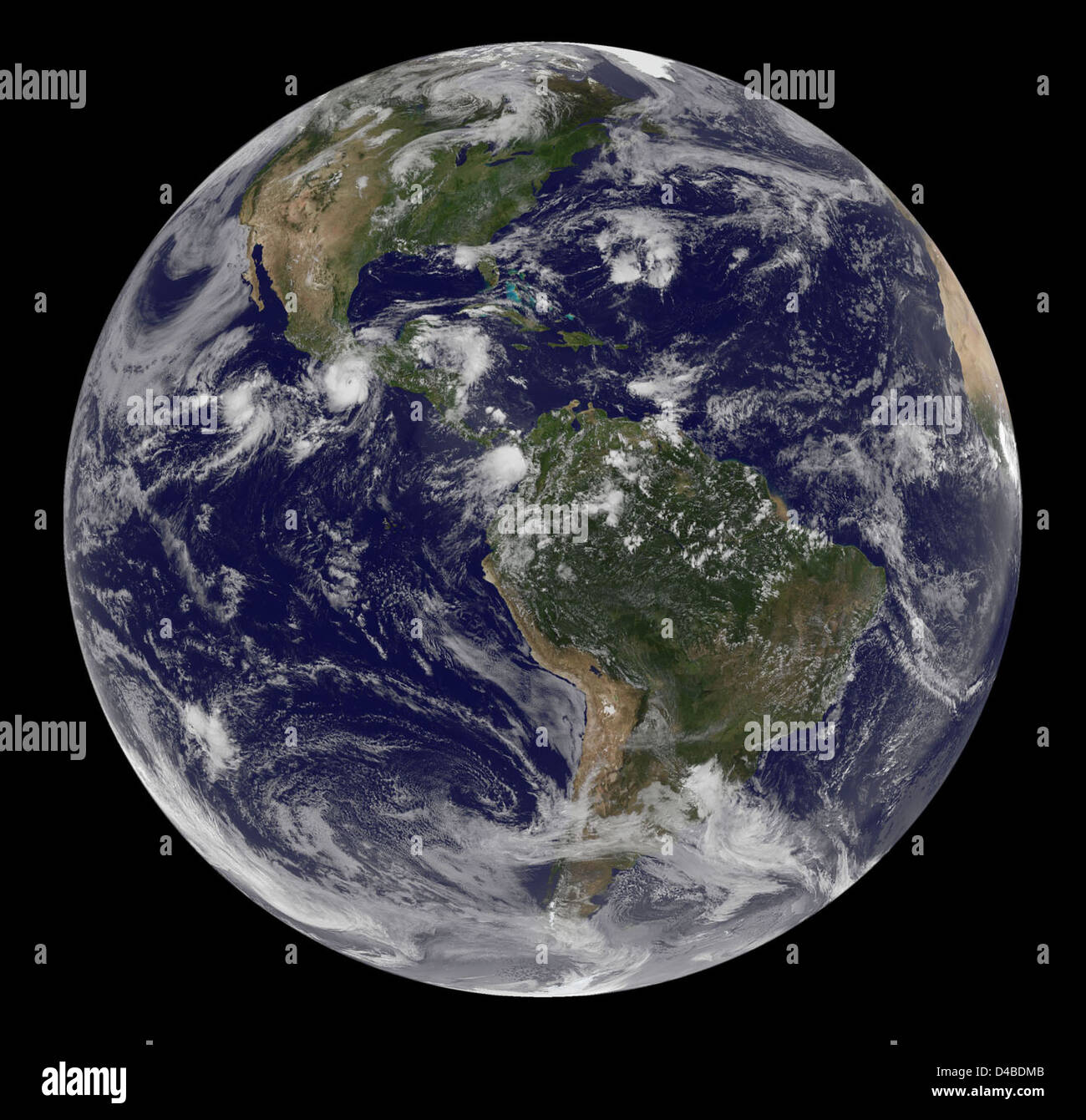 Hurricane Carlotta is captured from space as it stands out in the Earth ...