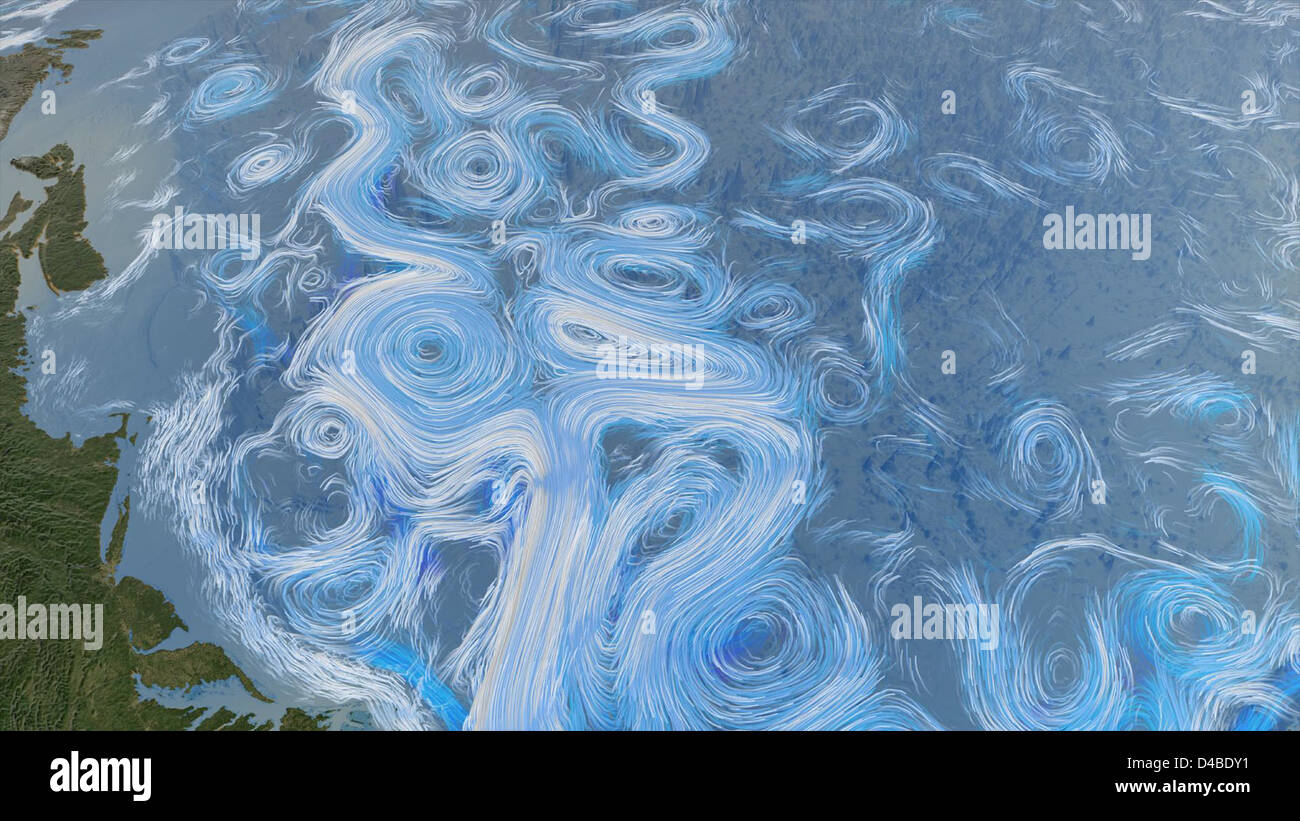 Dynamic Earth - Ocean Currents Stock Photo - Alamy