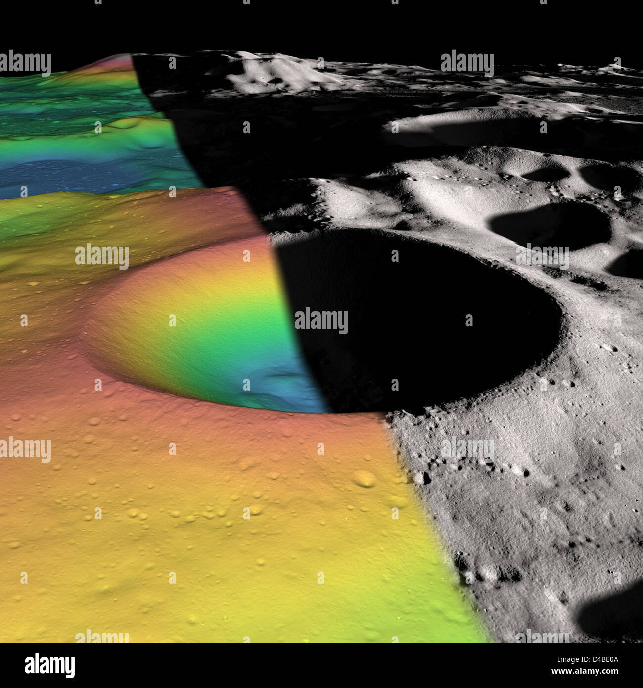 Shackleton crater moon nasa hi-res stock photography and images - Alamy