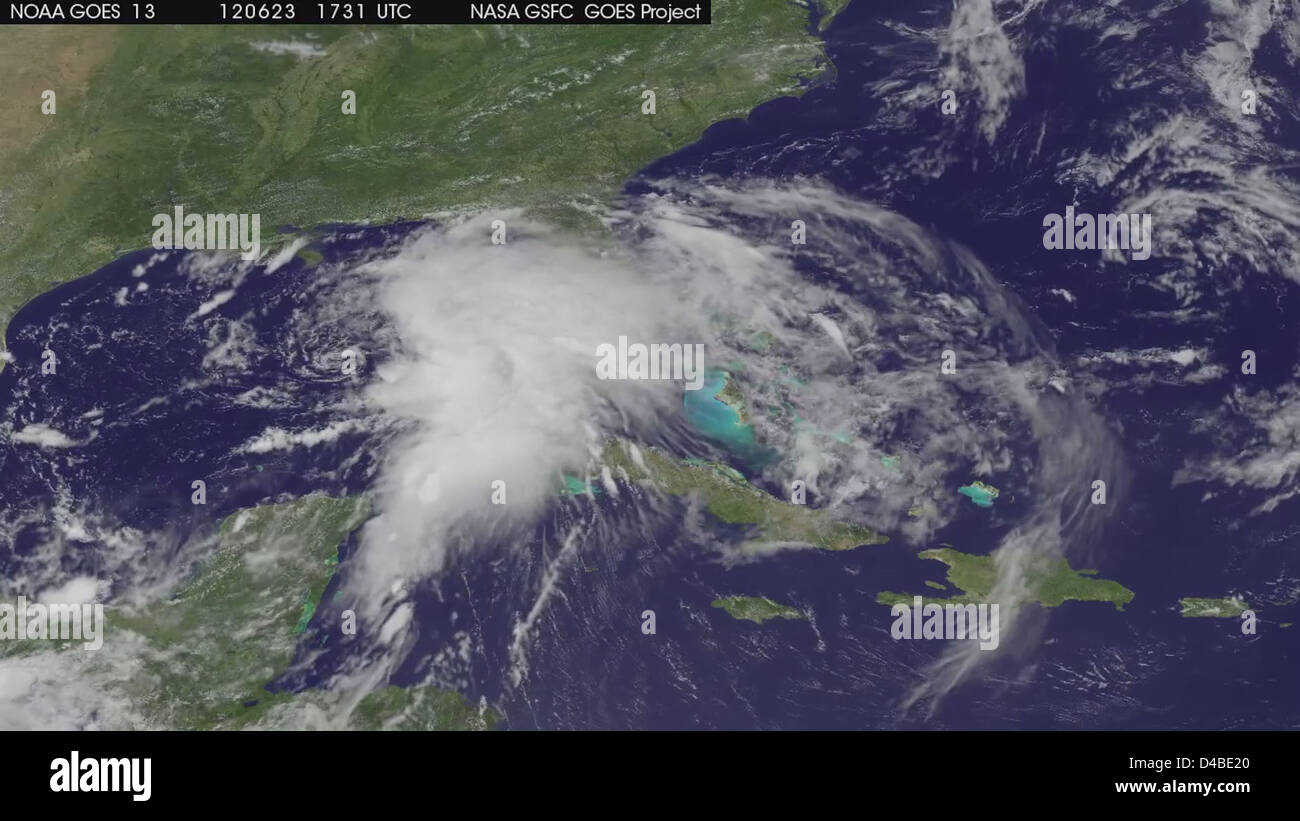 NASA’s satellite captures images of Tropical Storm Debby as it impacts ...