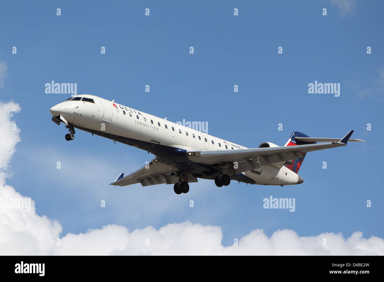 Delta connection plane hi-res stock photography and images - Alamy