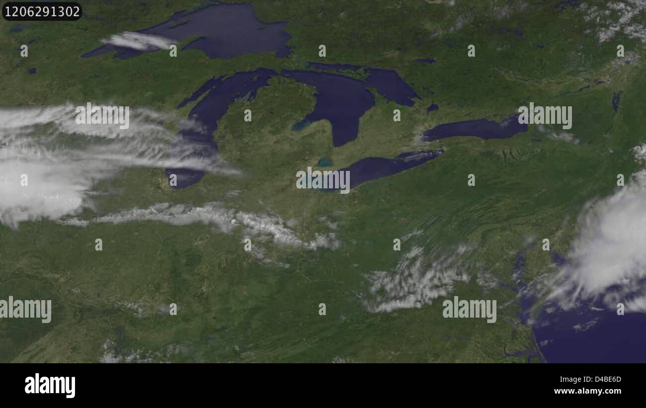 NASA satellites observed a powerful summer storm, gathering crucial ...