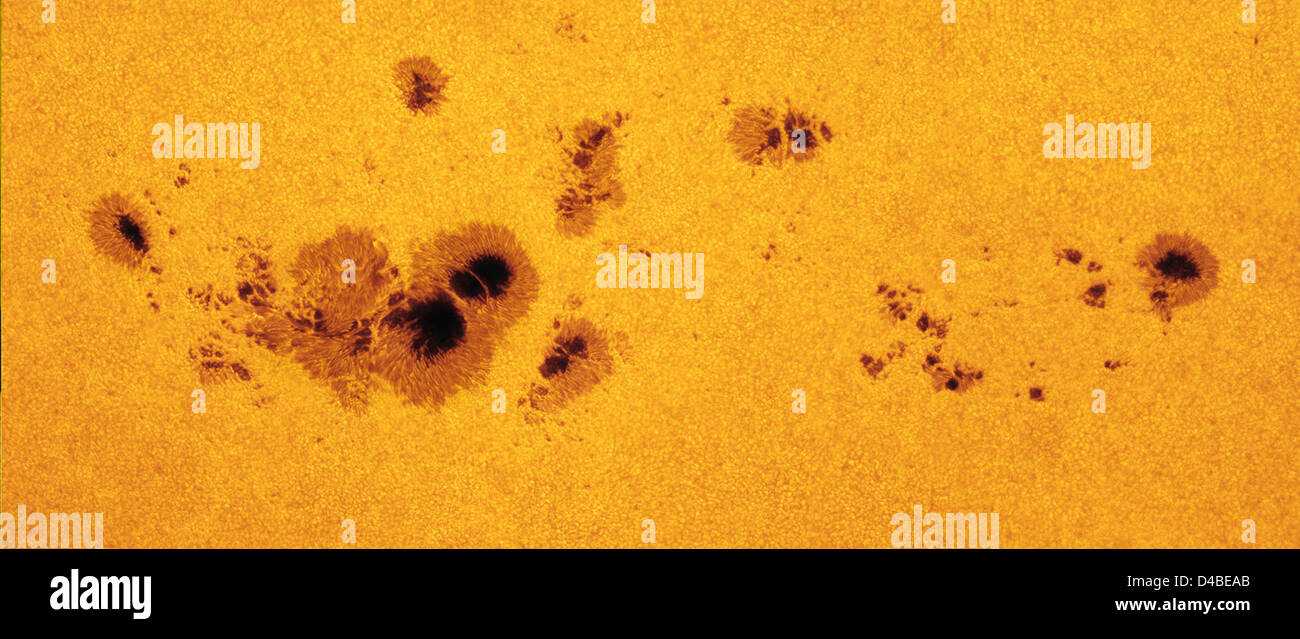 The Solar Archipelago is a region of the Sun’s surface showing sunspots ...
