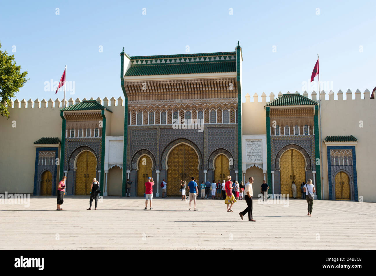Morocco fes flag hi-res stock photography and images - Alamy