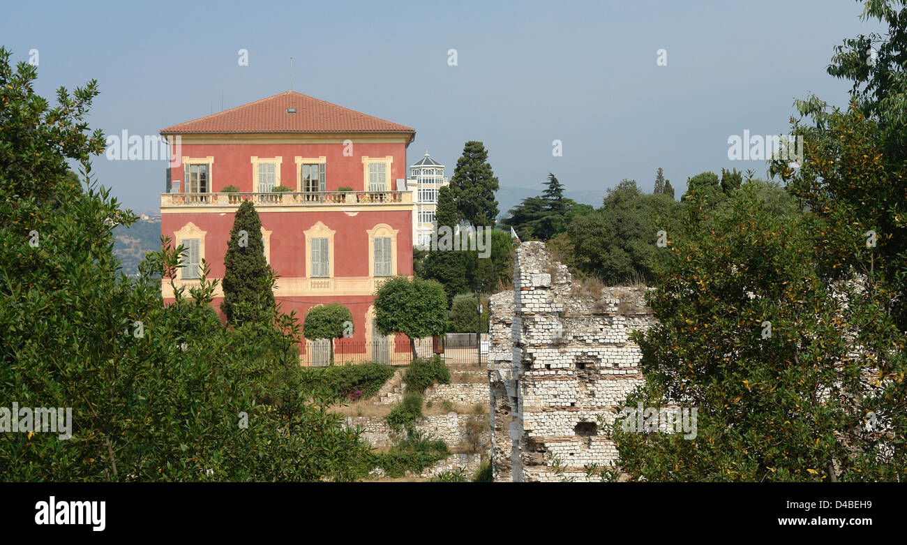 Roman ruins cimiez nice hi-res stock photography and images - Alamy