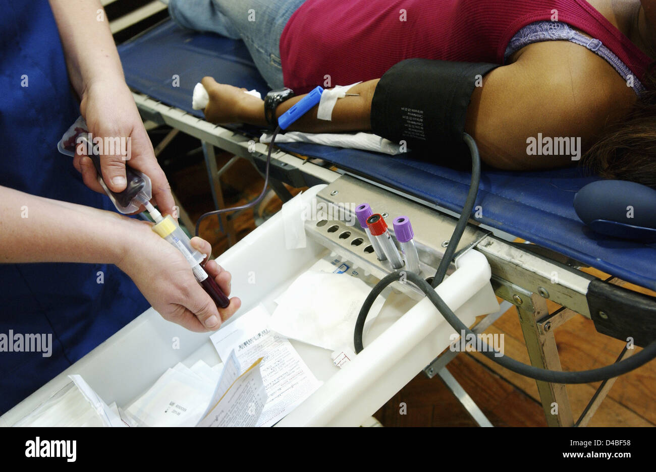 NHS National Blood Service Stock Photo - Alamy