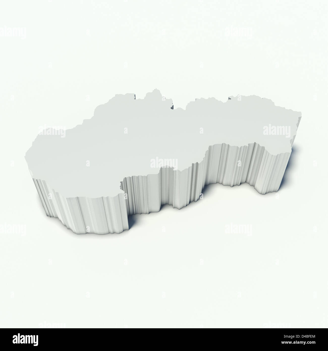 Map of slovakia hi-res stock photography and images - Alamy