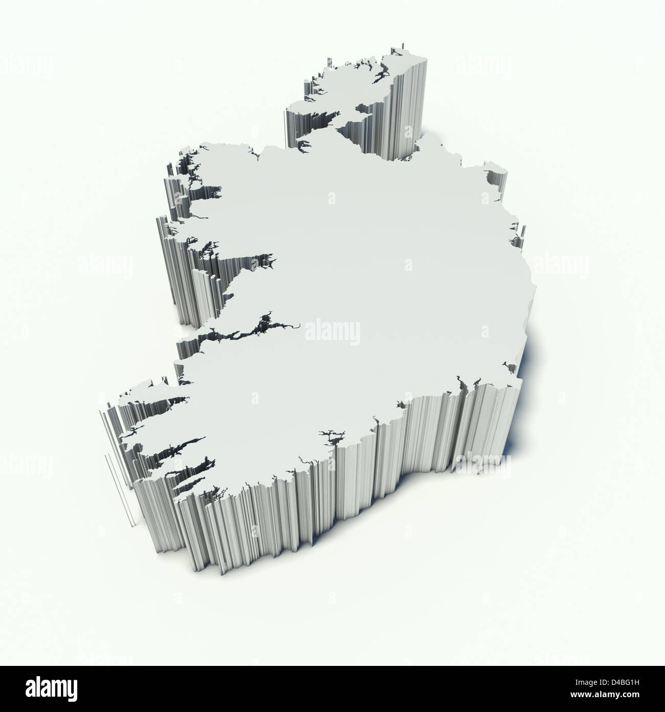 Map of ireland Cut Out Stock Images & Pictures - Alamy