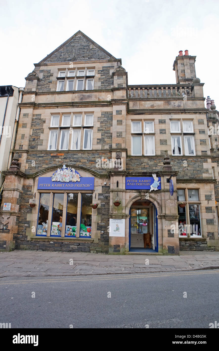 Peter Rabbit and Friends gift shop in Windermere Stock Photo - Alamy