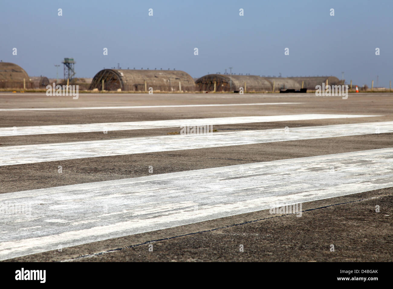 Upper Heyford Airbase Runway Stock Photo - Alamy