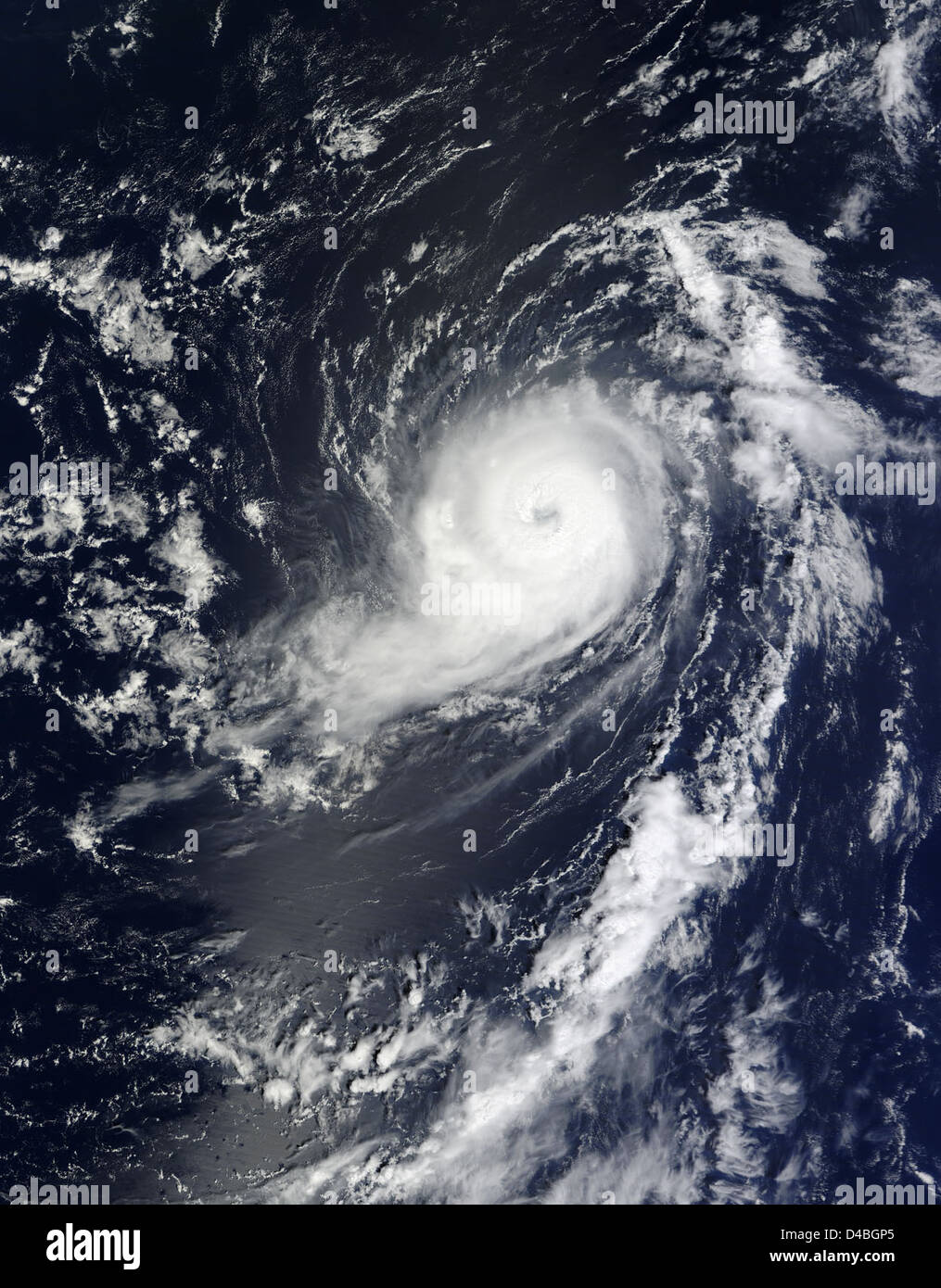 A Visible Image of the Atlantic's Category 2 Hurricane Michael Stock ...