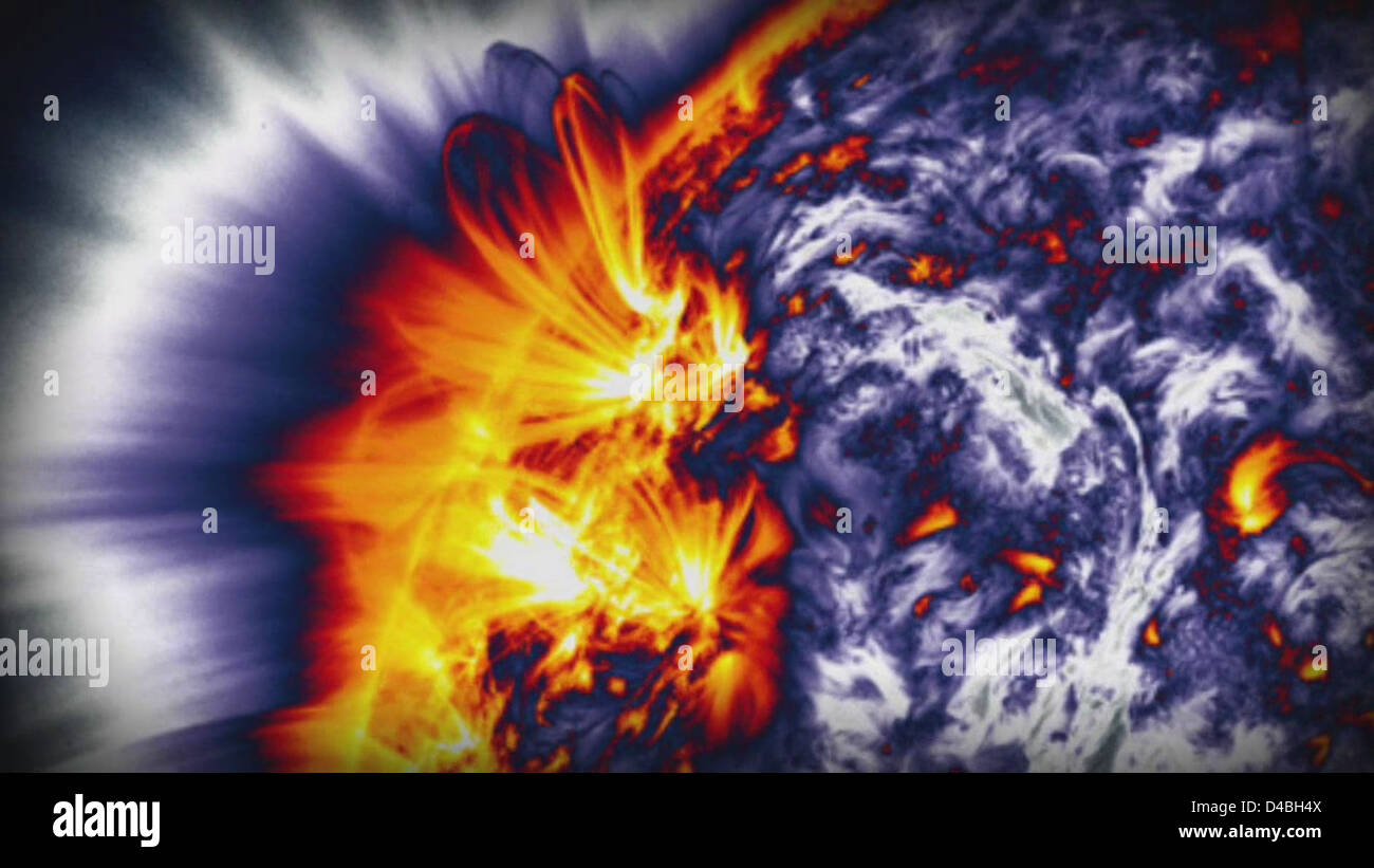A high-definition video captures a gradient view of the Sun ...