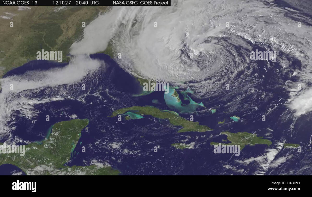 NASA Examines Hurricane Sandy as it Affects the Eastern U.S. [hd video ...