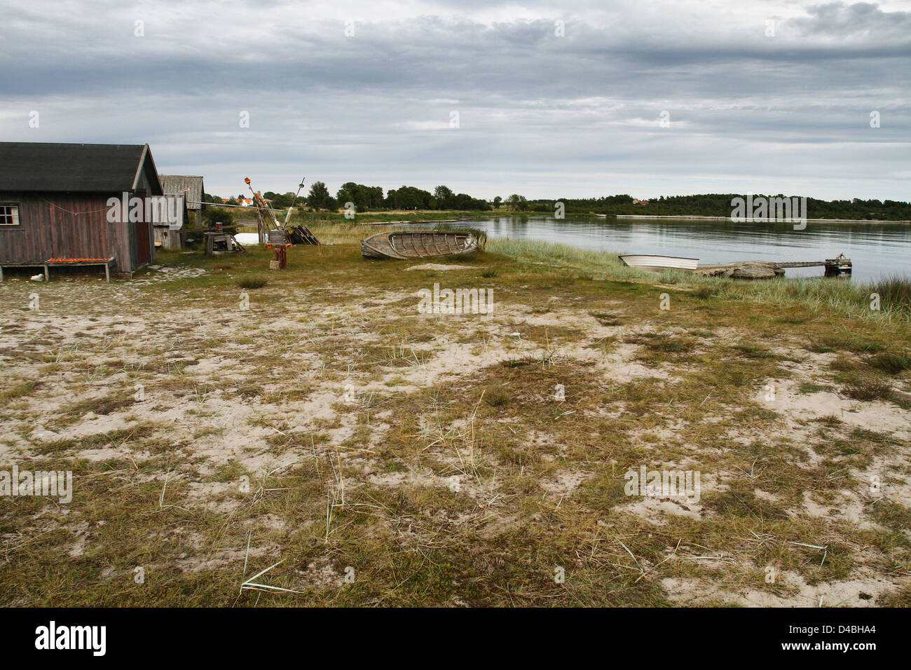Travel images Gotland and Faro Islands, Sweden. Small fishermen old ...